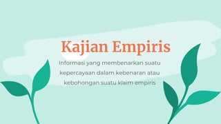 Teori dan Hipotesis dalam Penelitian Kuantitatif (Metode Penelitian) | PPTX