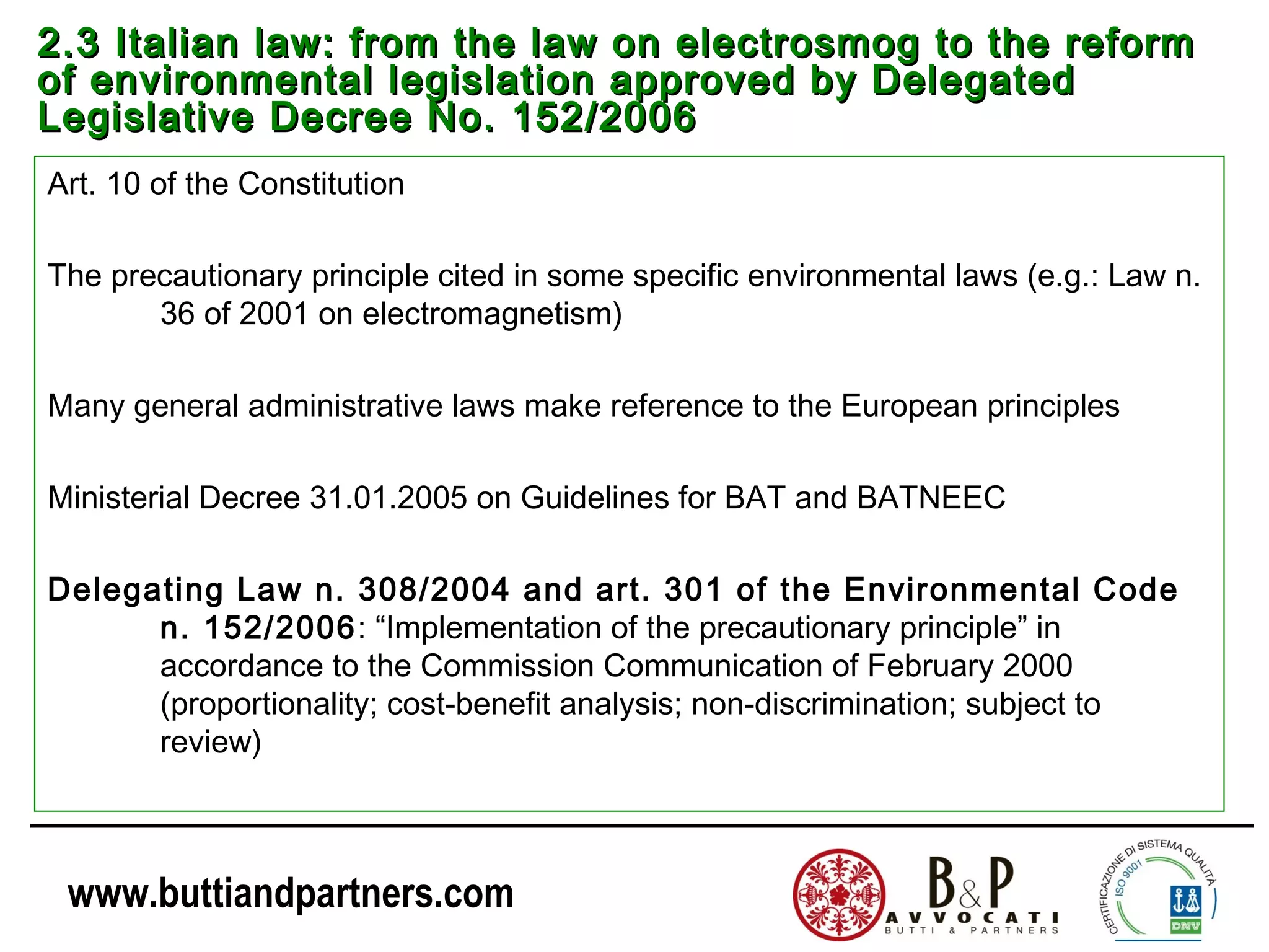Precautionary principle | PPT