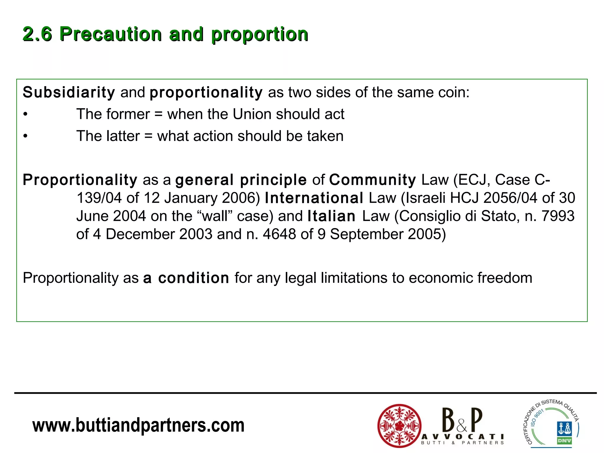 Precautionary principle | PPT