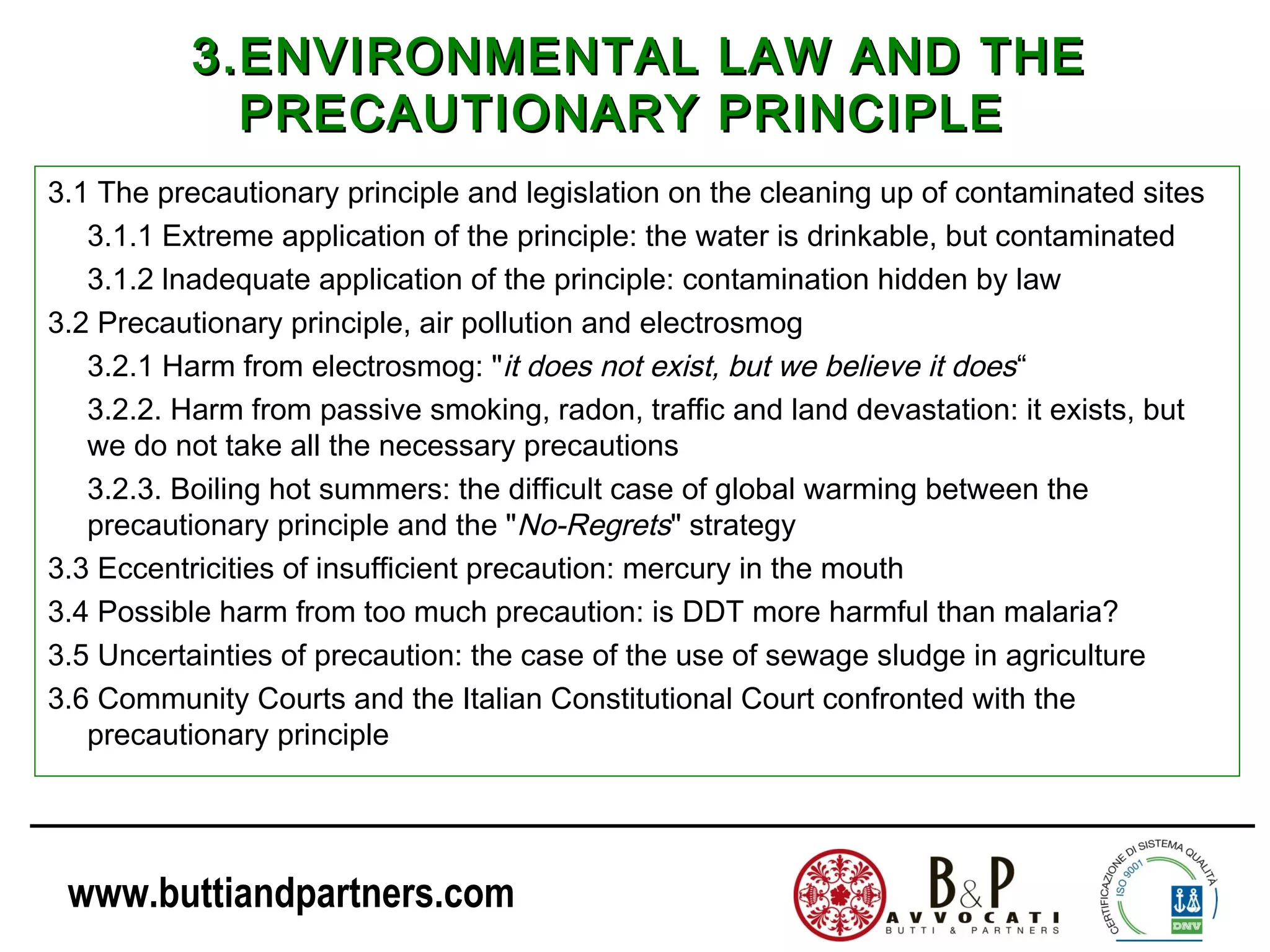 Precautionary principle | PPT