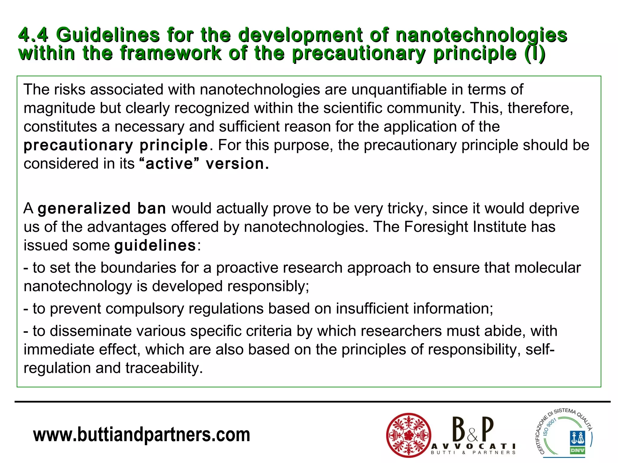 Precautionary principle | PPT