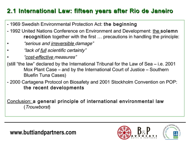Precautionary principle | PPT