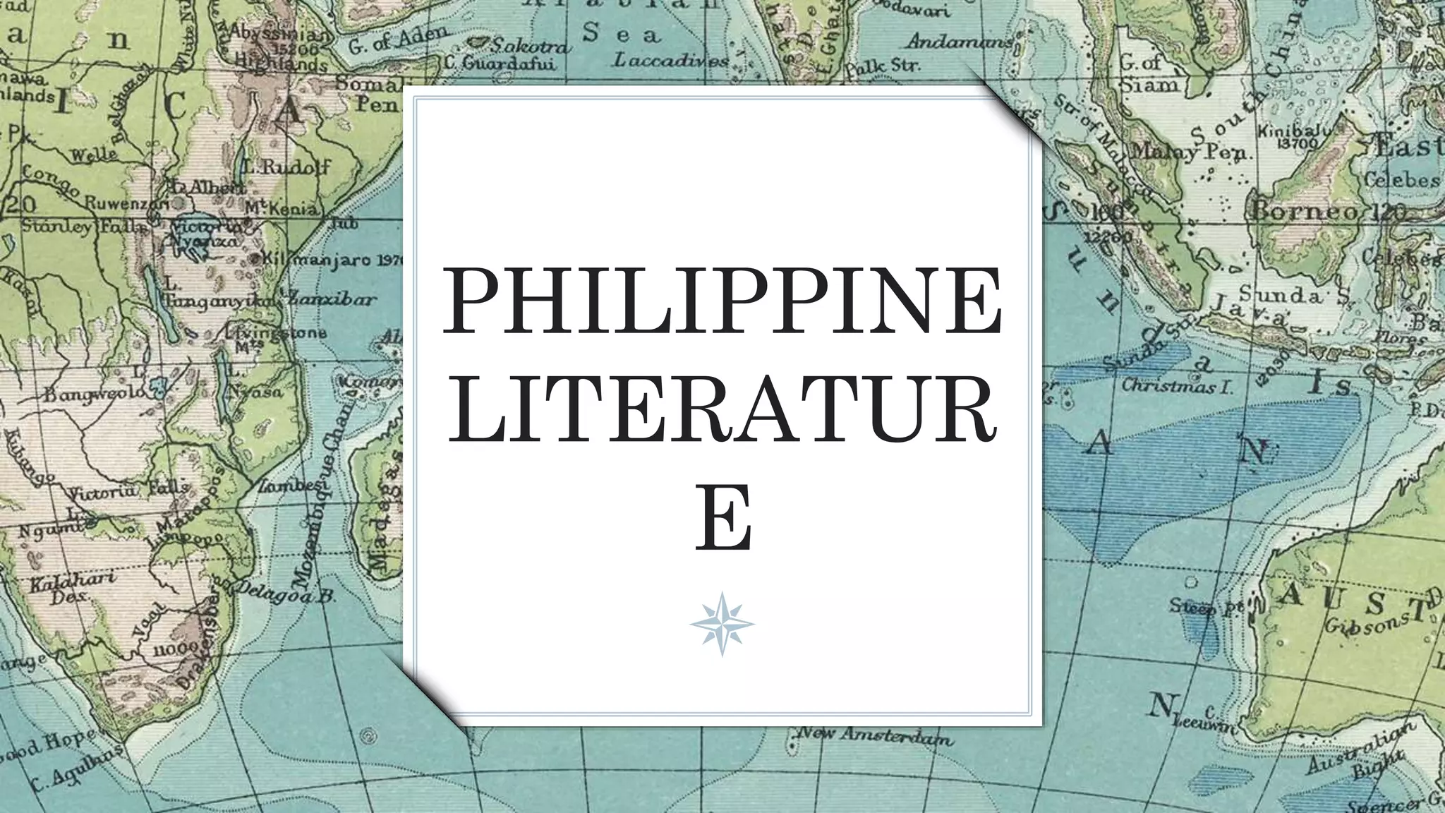 PHILIPPINE LITERATURE (PRE-COLONIAL LITERATURE) GRADE 11 21st Century ...