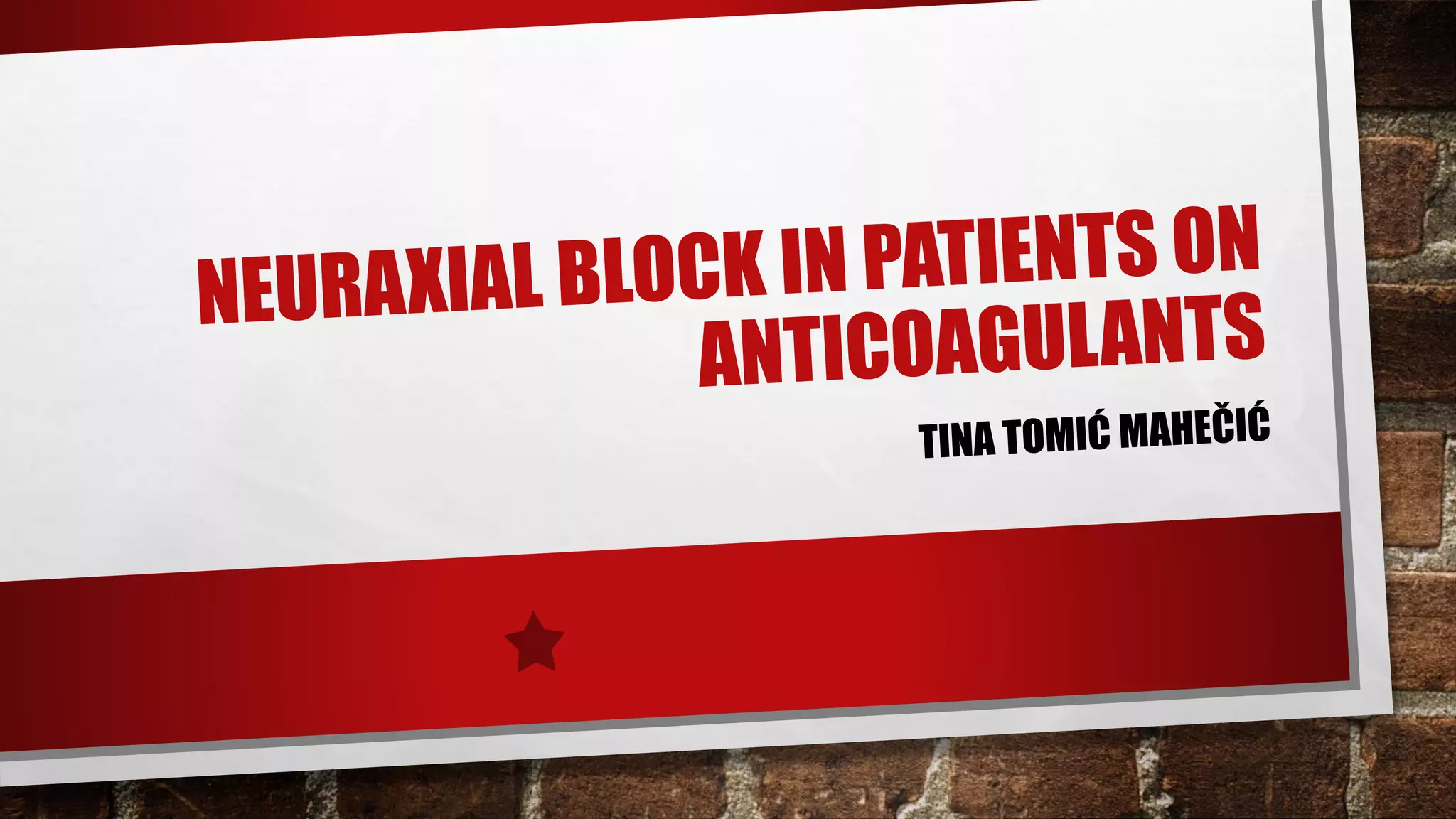 Neuroaxial block in patients in anticoagulants | PDF
