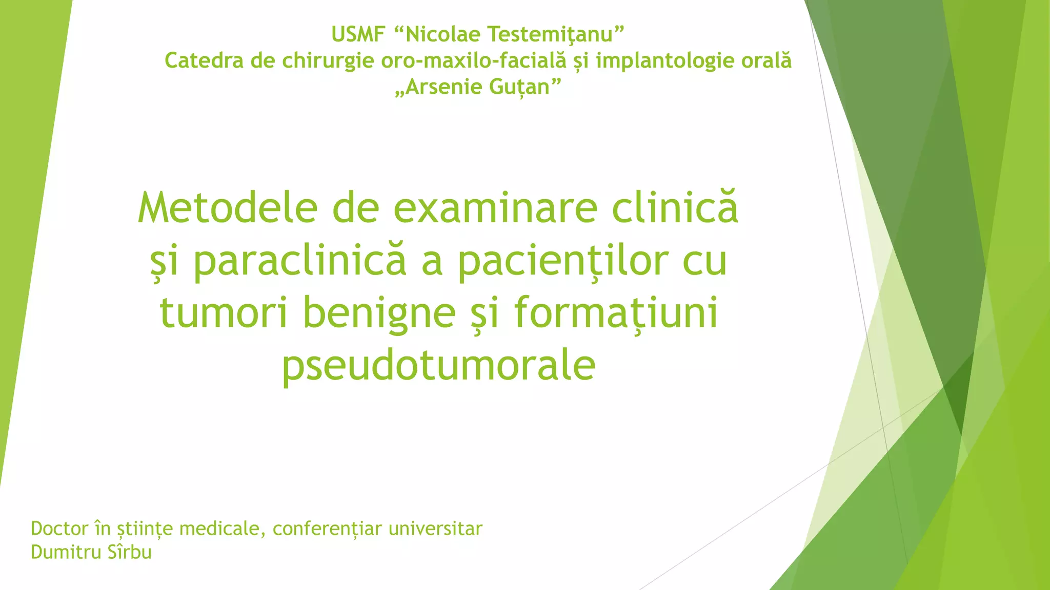 2 prelegere metodele de examinare clinică şi paraclinică a pacienţilor ...