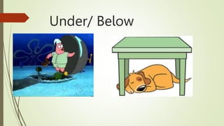 Prepositions of place. | PPT