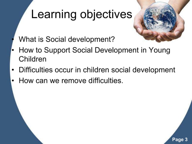 Social development | PPTX | Daycare and Pre-School | Parenting