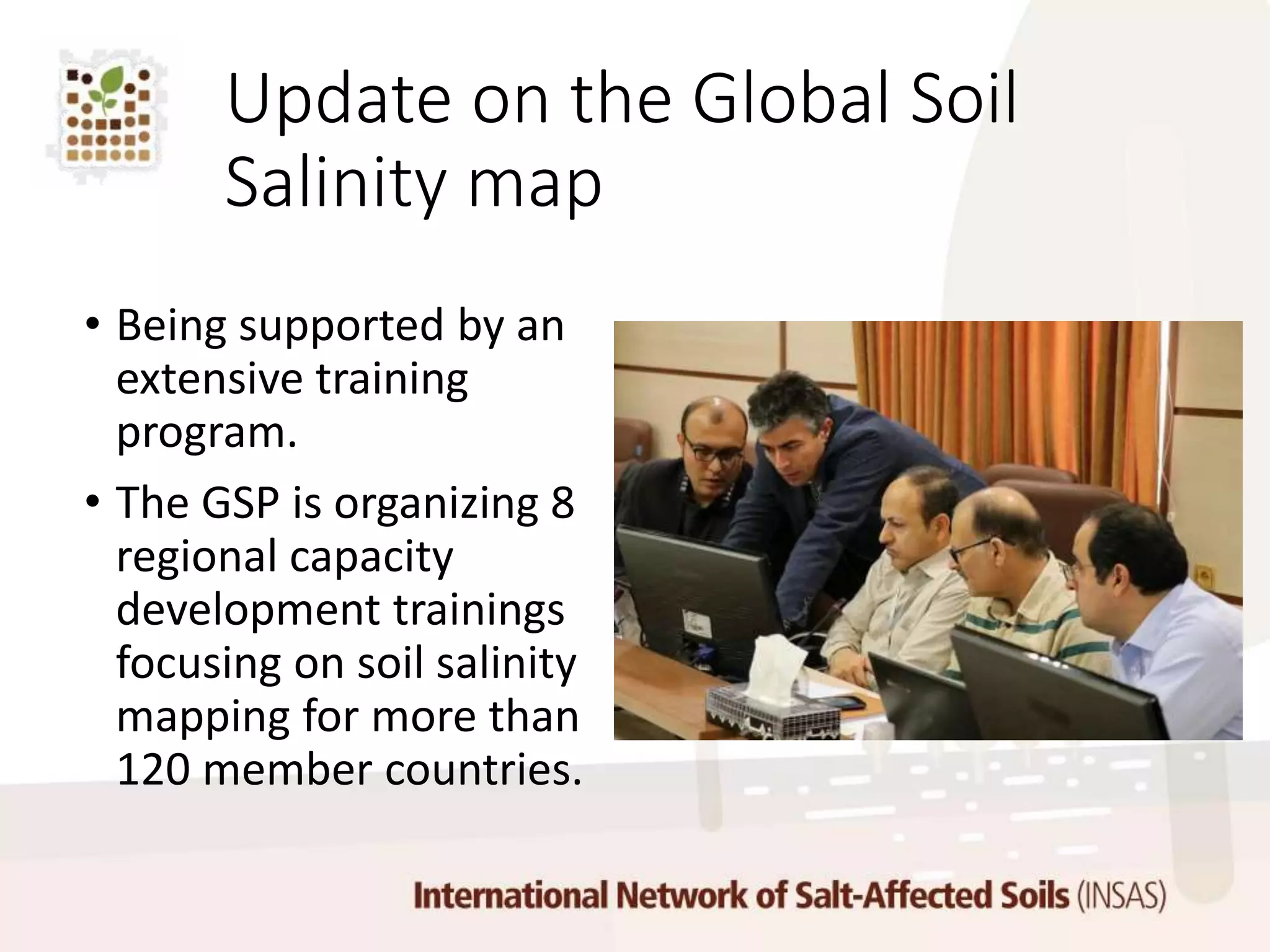 Introduction to the International Network of Salt-Affected Soils and update on the Global Soil ...