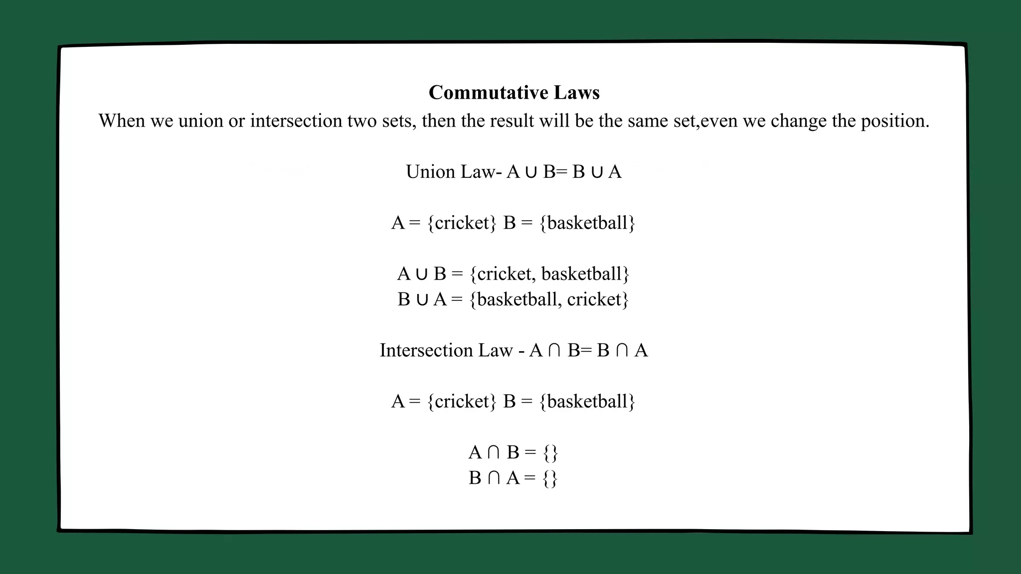 Set Theory Summary | PPTX