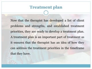 Occupational Therapy treatment process | PPTX