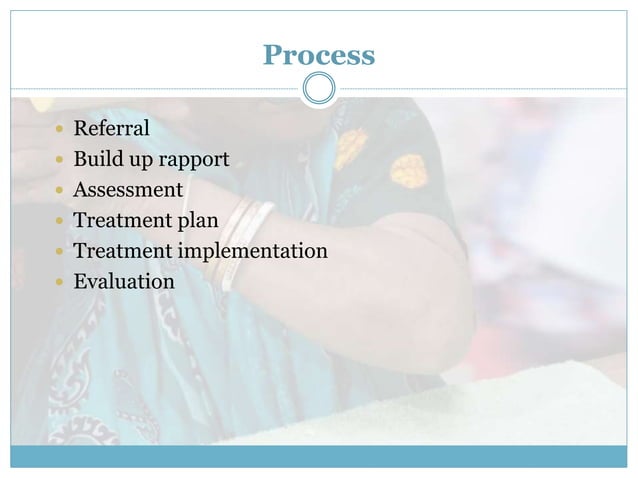Occupational Therapy treatment process | PPTX