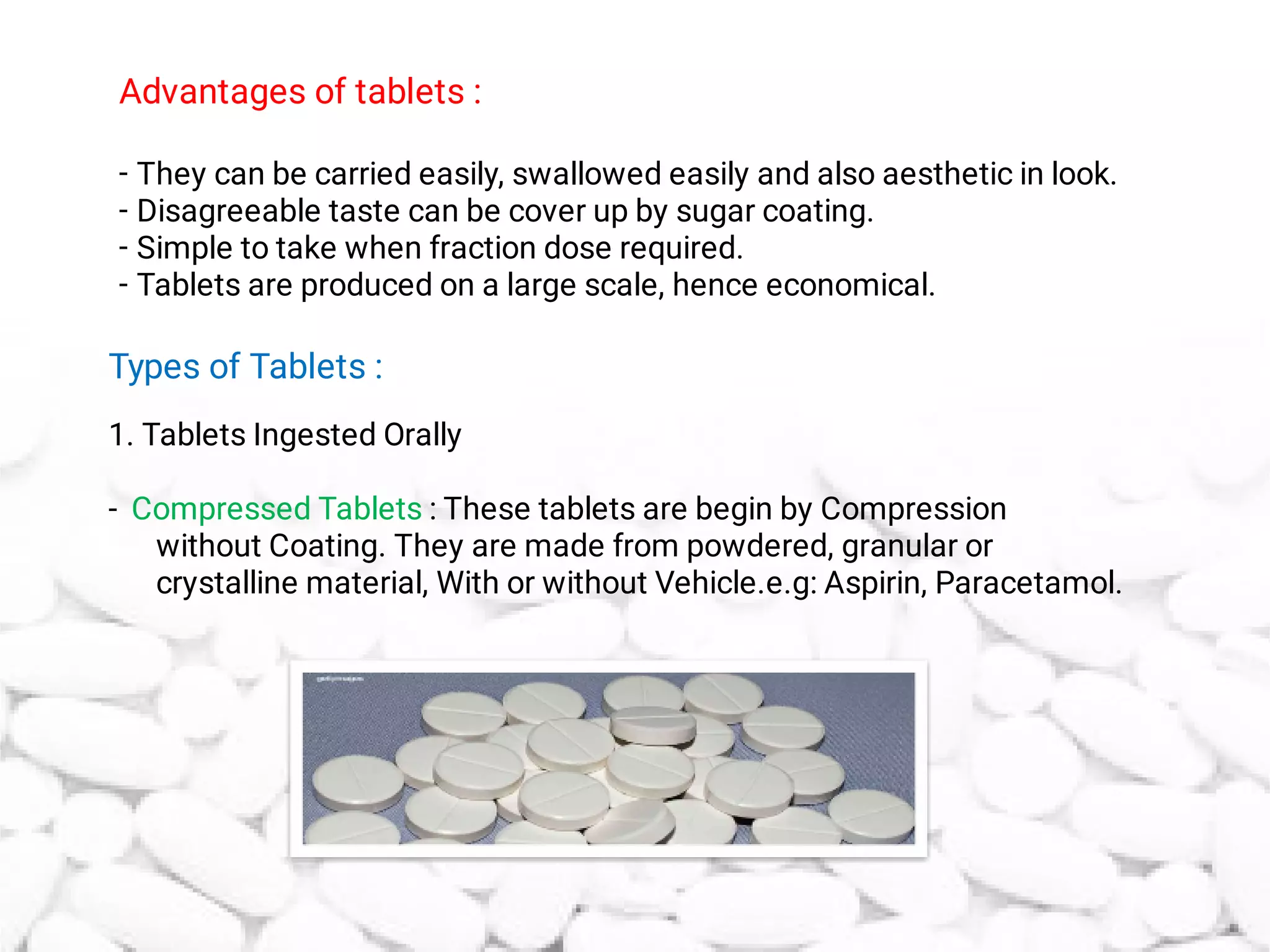 Formulation of Different Types of Tablets Summary.pdf