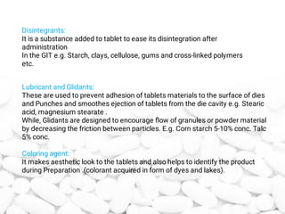 Formulation of Different Types of Tablets Summary.pdf