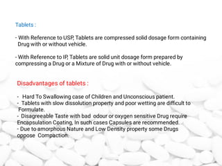 Formulation of Different Types of Tablets Summary.pdf