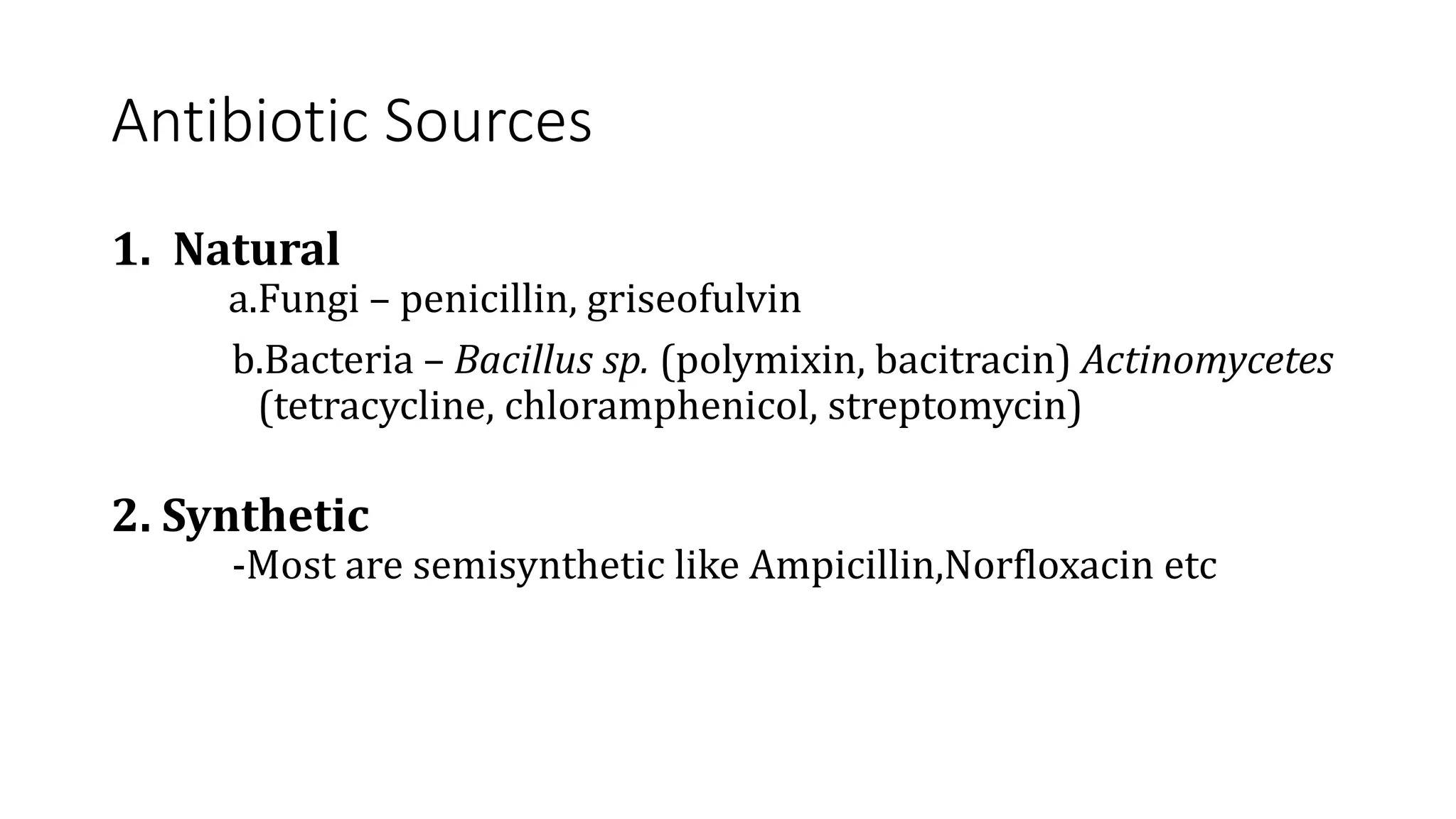 principle of antimicrobial agents and antibiotics | PPTX