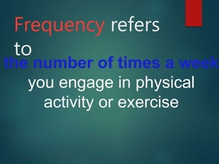 Principles of training for exercise program | PPT