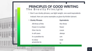 2_Principles of Good Writing (1).pptx final | PPTX