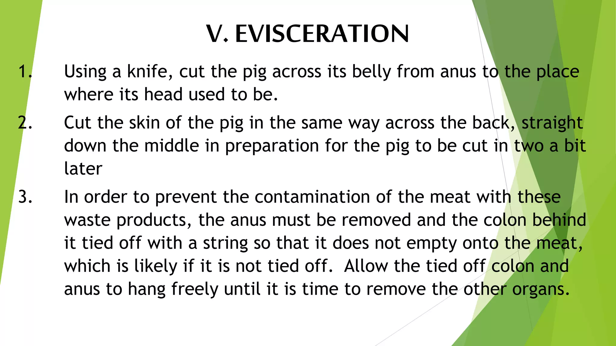 SLAUGHTERING PRACTICES OF SWINE | PPTX