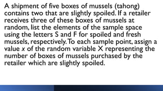 Probability Distribution (Discrete Random Variable) | PDF