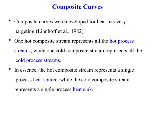 Process Integration Lecture two for chem ENG | PPTX