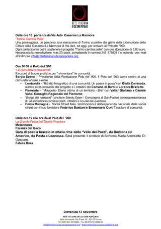 Festival dell'oralità Popolare - programma | PDF