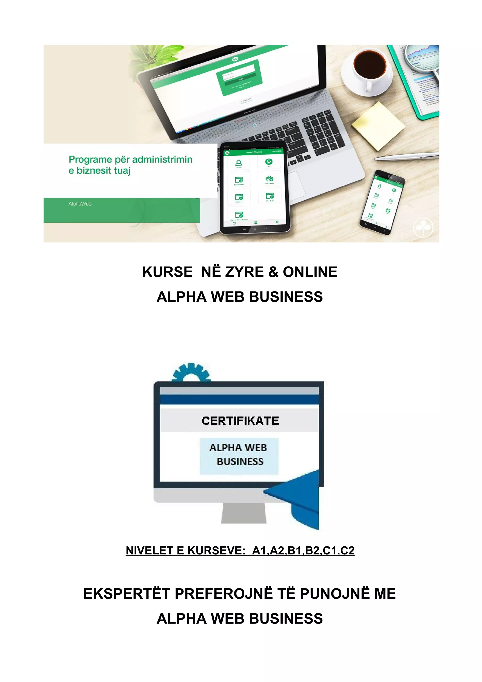 Programi Alpha Web Business | PDF