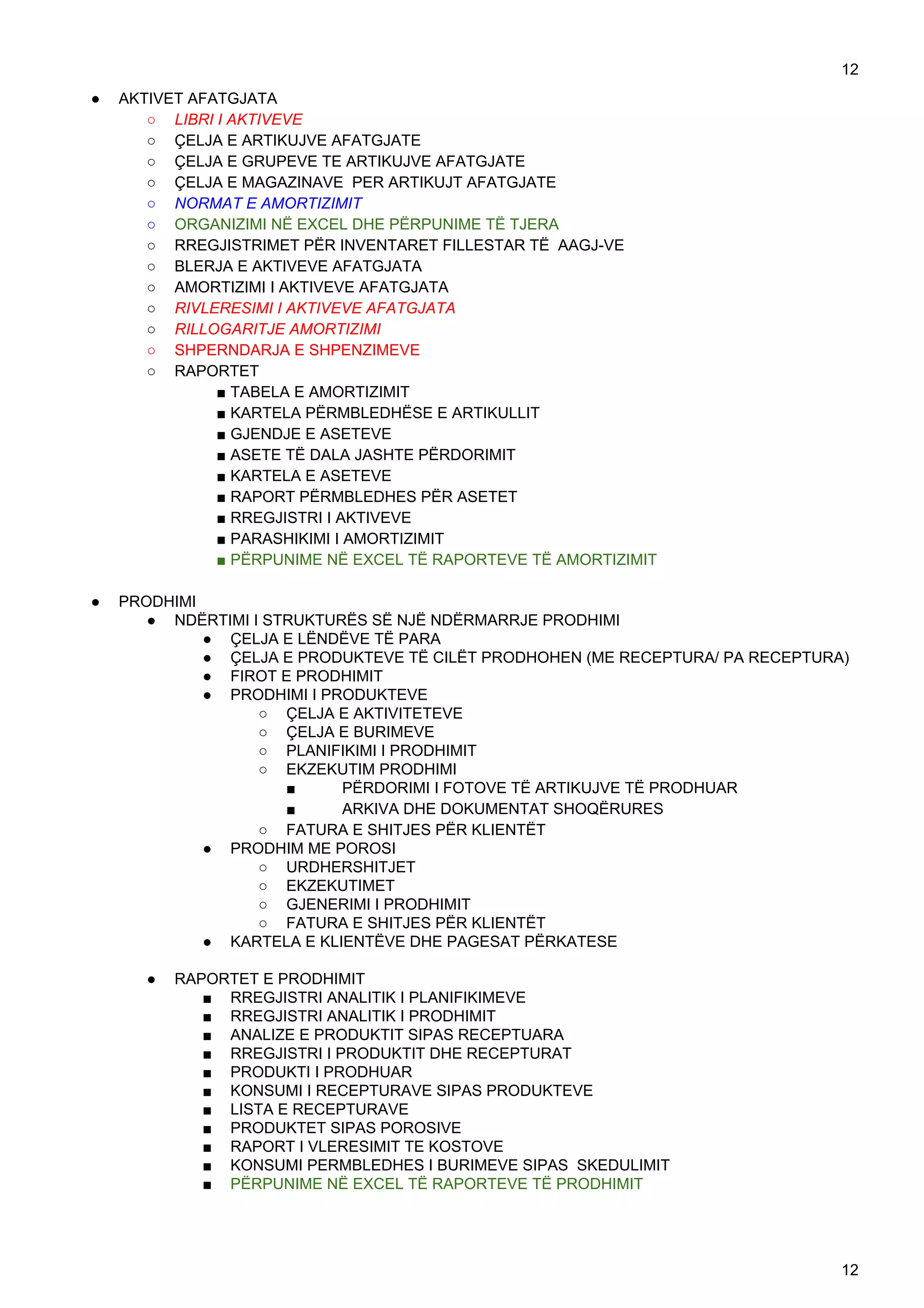 Programi Alpha Web Business | PDF