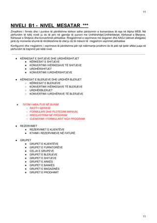 Programi Alpha Web Business | PDF