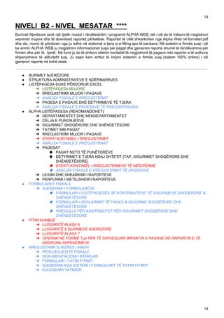 Programi Alpha Web Business | PDF