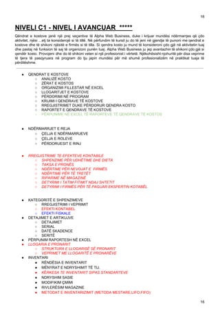 Programi Alpha Web Business | PDF