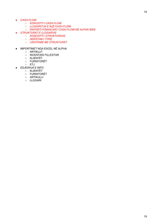 Programi Alpha Web Business | PDF