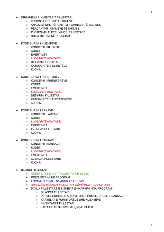 Programi Alpha Web Business | PDF