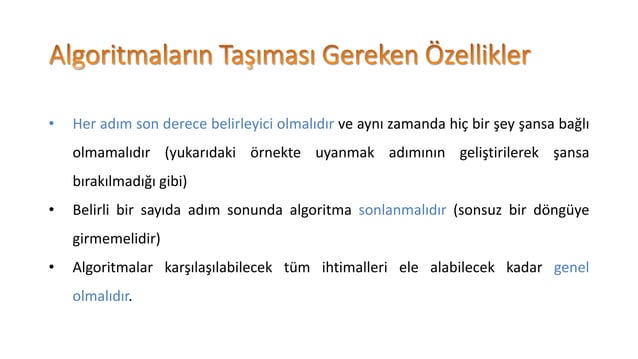 Programlamaya Giriş ve Algoritma Kavramı | PPTX