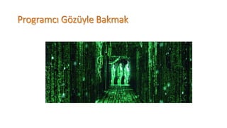 Programlamaya Giriş ve Algoritma Kavramı | PPTX