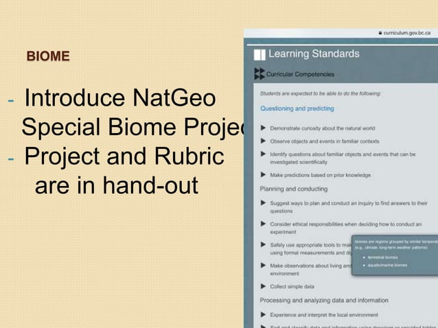 PBL and B.C. Revised Curriculum | PPT