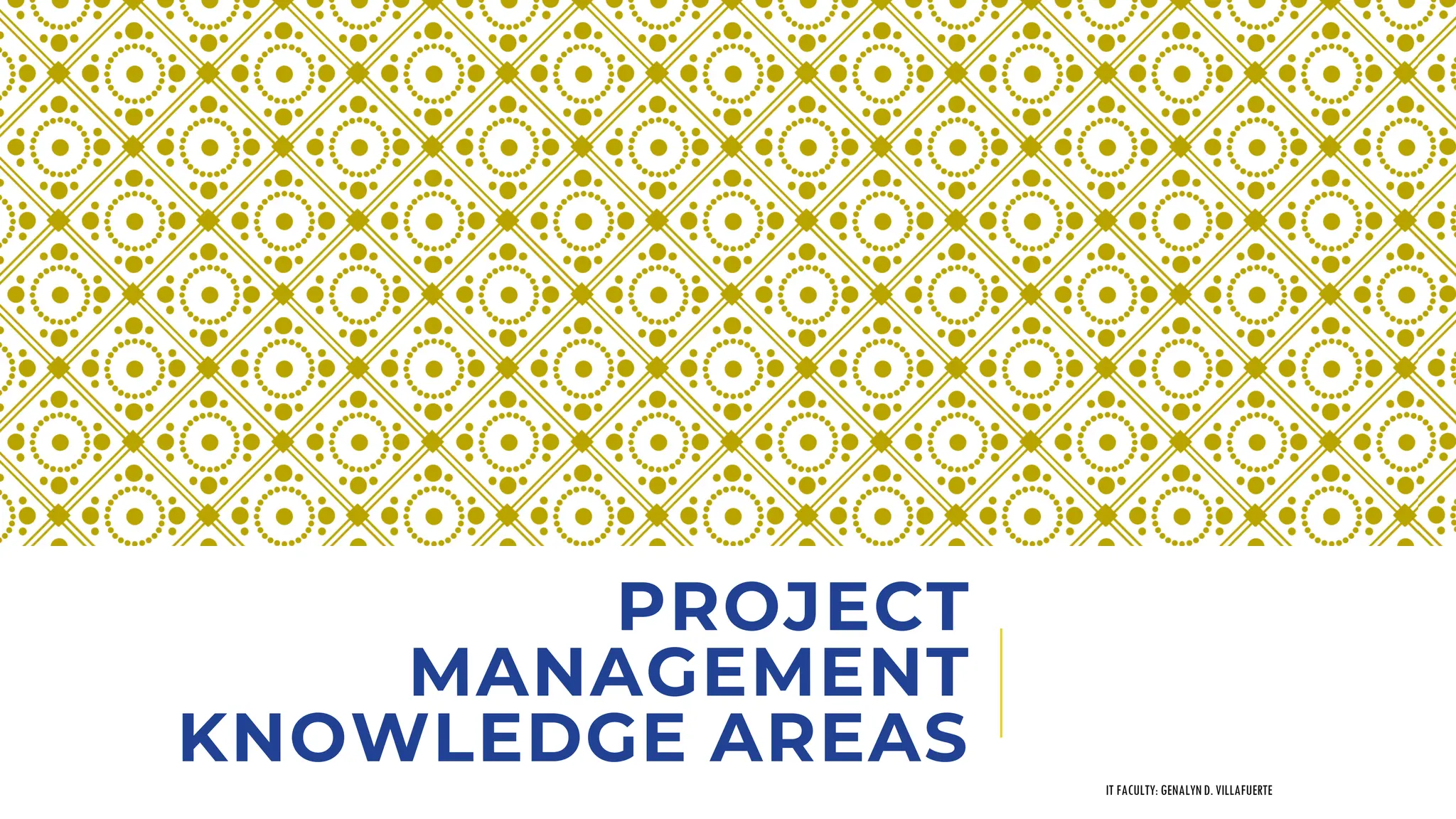 2 Project Management Knowledge Areas and Life Cycle.pdf