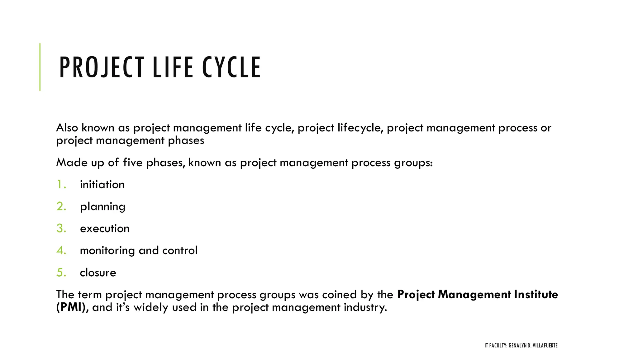 2 Project Management Knowledge Areas and Life Cycle.pdf