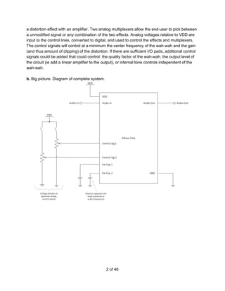 Integrated Mixed-Signal Guitar Effects Chip | PDF