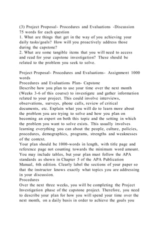 (2) Project Proposal- Literature Review- Discussion 75 words each | DOCX