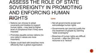 2 promoting and enforcing human rights | PPT