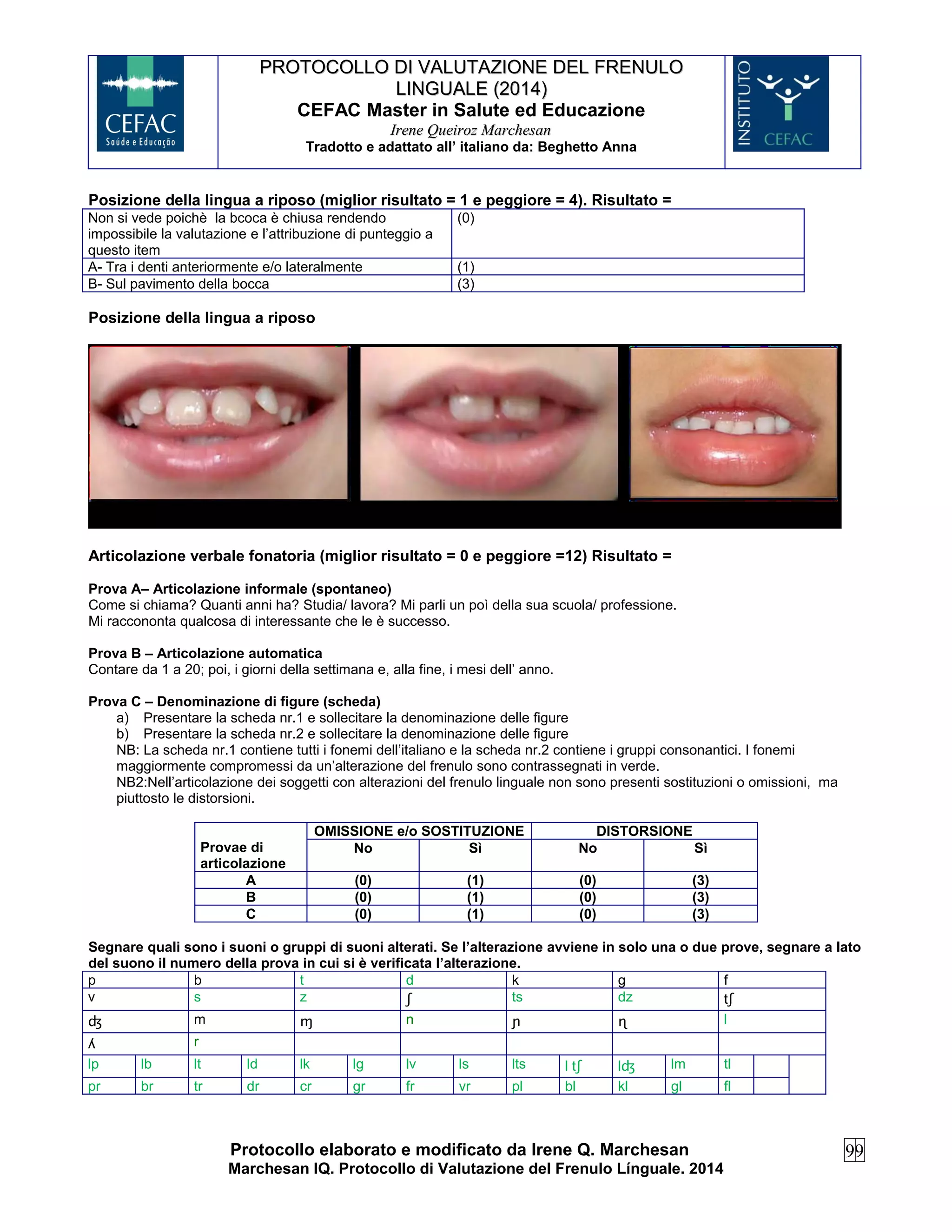 2 protocollo marchesan frenulo 2014 | PDF
