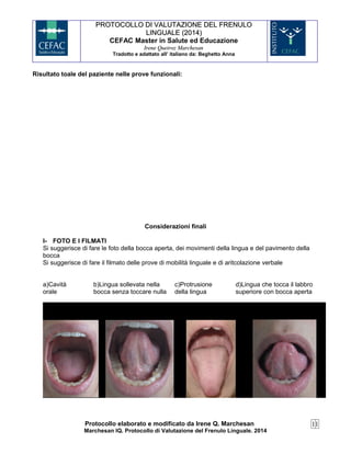 2 protocollo marchesan frenulo 2014 | PDF