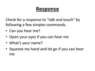 2 provide first aid basic life support skills 2pptx (1) | PPT