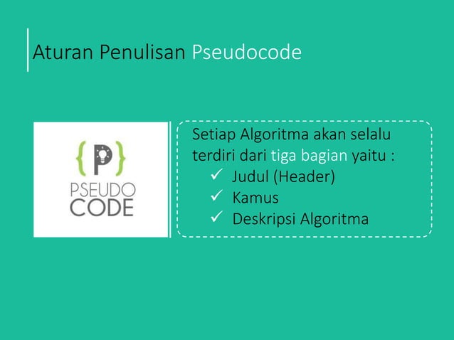 Pengertian Pseudocode | PPT