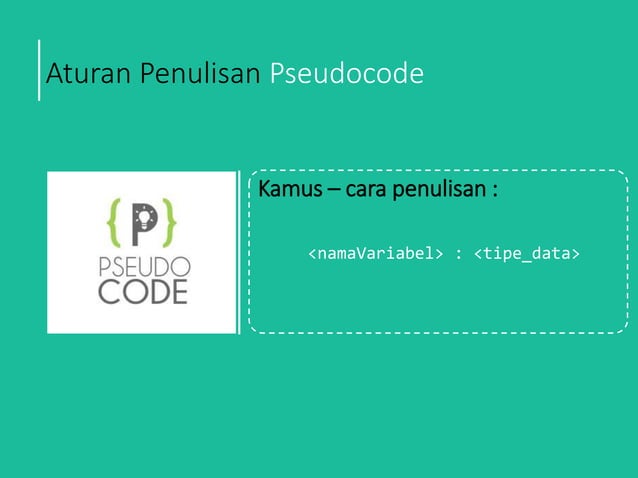 Pengertian Pseudocode | PPT