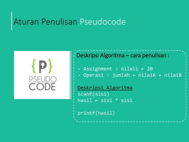 Pengertian Pseudocode | PPT