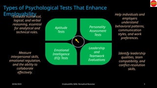 2 Psychological Test / Employability Skills | PPTX
