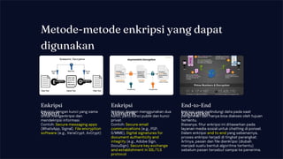 Materi Keamanan Jaringan Public and Private Encryption | PPTX