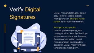 Materi Keamanan Jaringan Public and Private Encryption | PPTX
