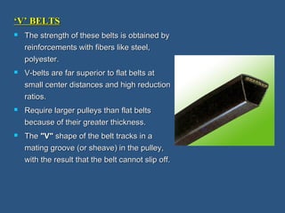 2 pulleys and belt drives | PPT